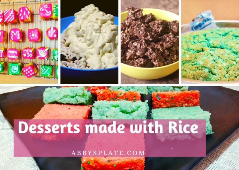 35+ Snacks & Desserts made with Rice