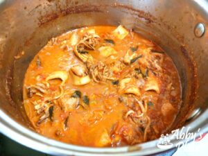 Makli Khudi - Squid Curry - Calamari Gravy